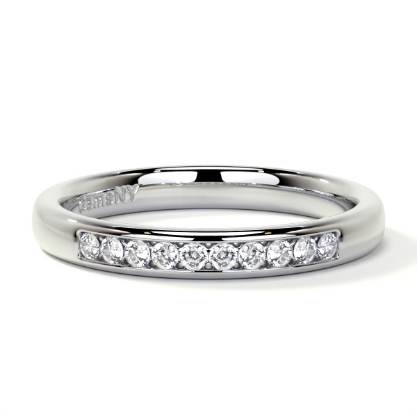 Channel Set Round Diamonds Wedding Band Setting (0.20cttw) B10262DM ...