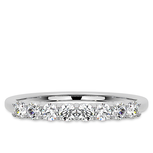 Round Diamonds Prong Set Wedding Band Setting (0.70cttw) B11196DM
