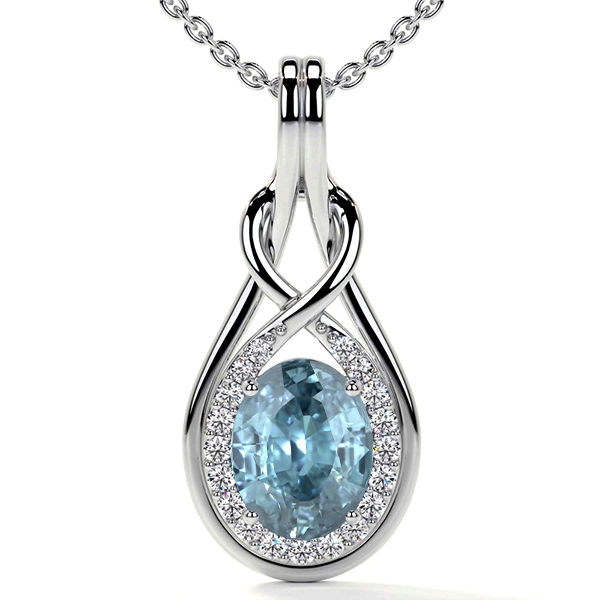 Round Diamonds Pendant Setting (0.15cttw) | GemsNY