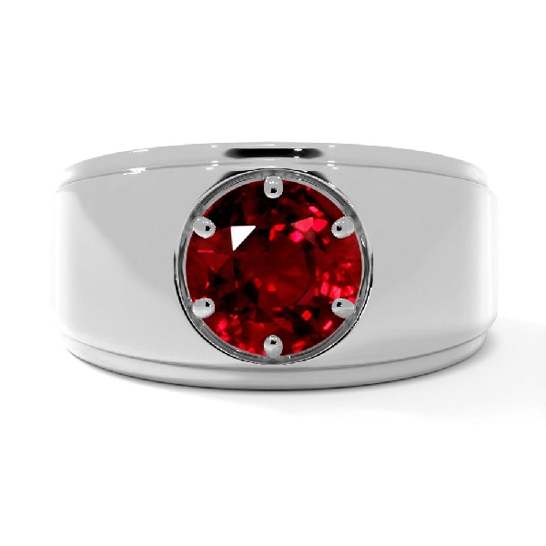 Men's Prong Set Ring Setting | GemsNY