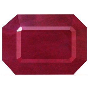 1.19 cts. Emerald Cut Ruby, AA Quality | GemsNY