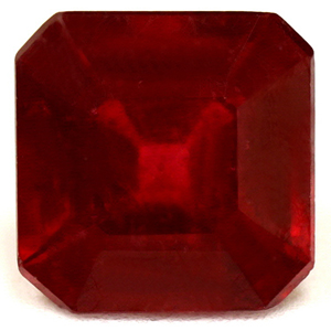 Composite 2.18 cts. Emerald Cut Ruby