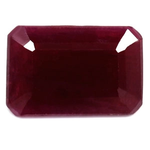 Untreated 2.30 cts. Emerald Cut Ruby, AA Quality | GemsNY