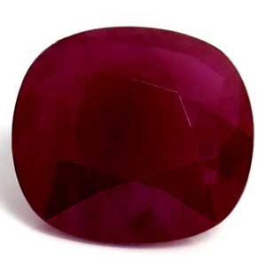 1.90 cts. Ruby Cushion