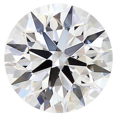 GIA 3.13 Carat Round Cut Lab Diamond