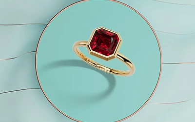 Preset Lab Grown Ruby Rings For Sale Online | GemsNY