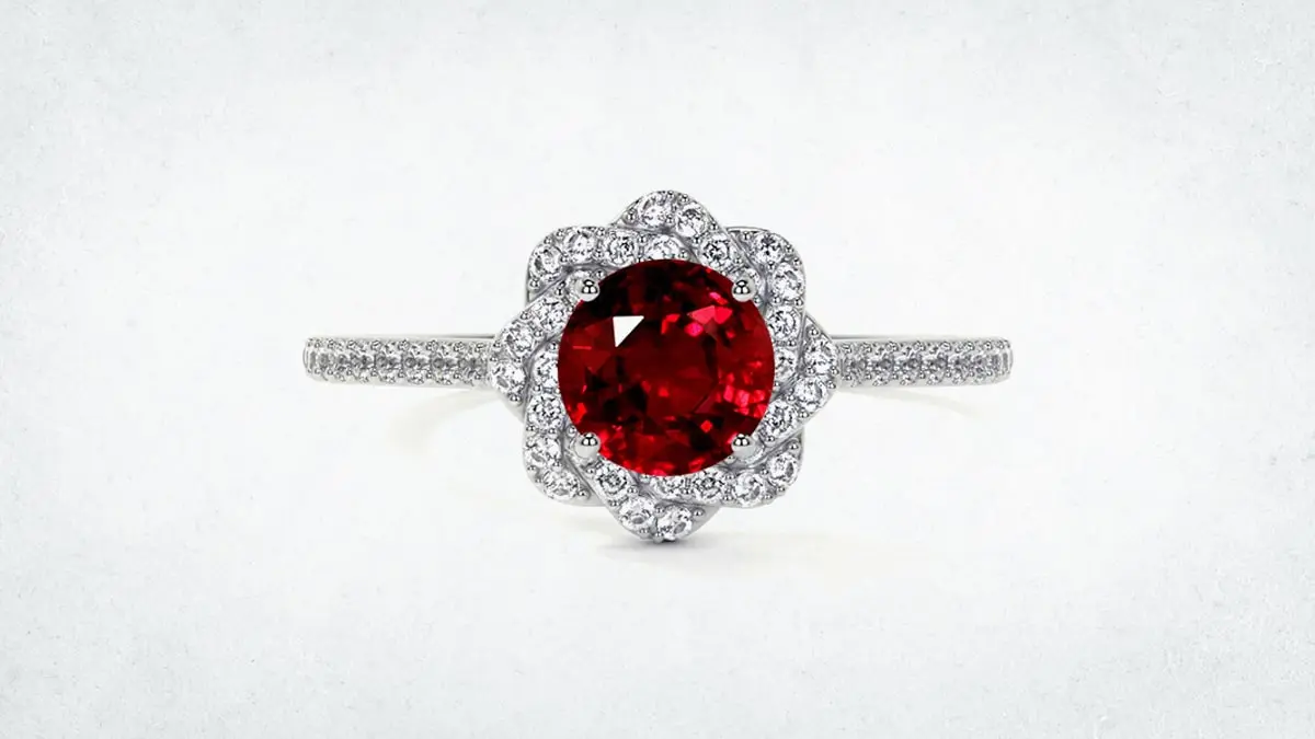 Create Your Own Ruby Gemstone Ring Online | GemsNY